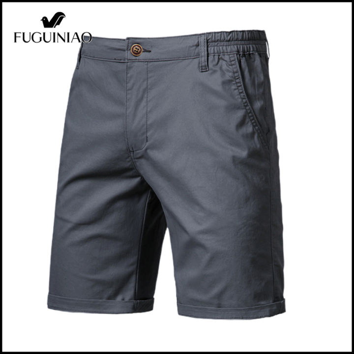 FUGUINIAO Summer Cotton Solid Shorts For Men High Quality Casual ... FUGUINIAO Summer Cotton Solid Shorts For Men High Quality Casual ...