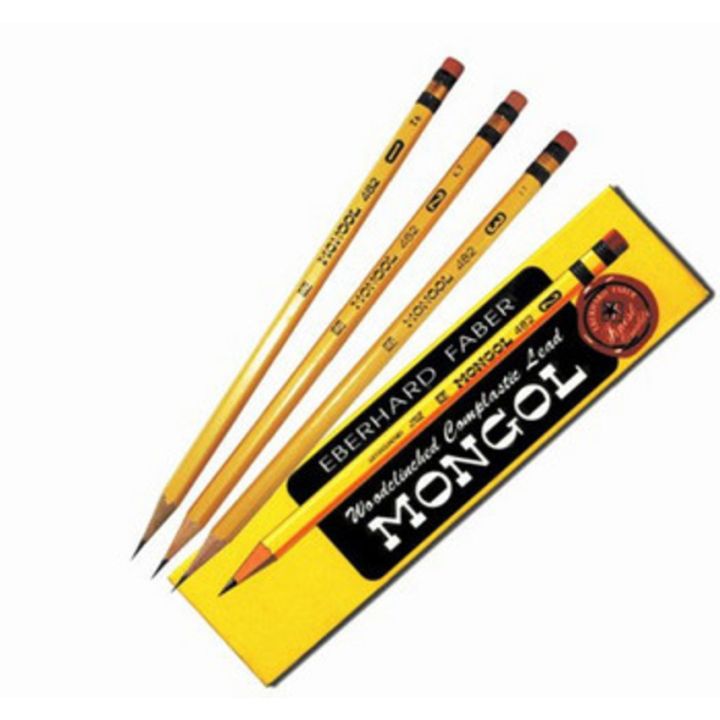 MONGOL PENCIL #1 #2 #3 MEDIUM SET OF 12PCS IN ONE BOX | Lazada PH