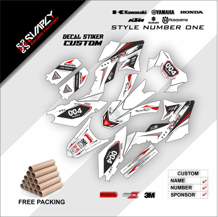 Decal Stiker Motor KLX DTRACKER Bebas Design Full Body | Lazada Indonesia