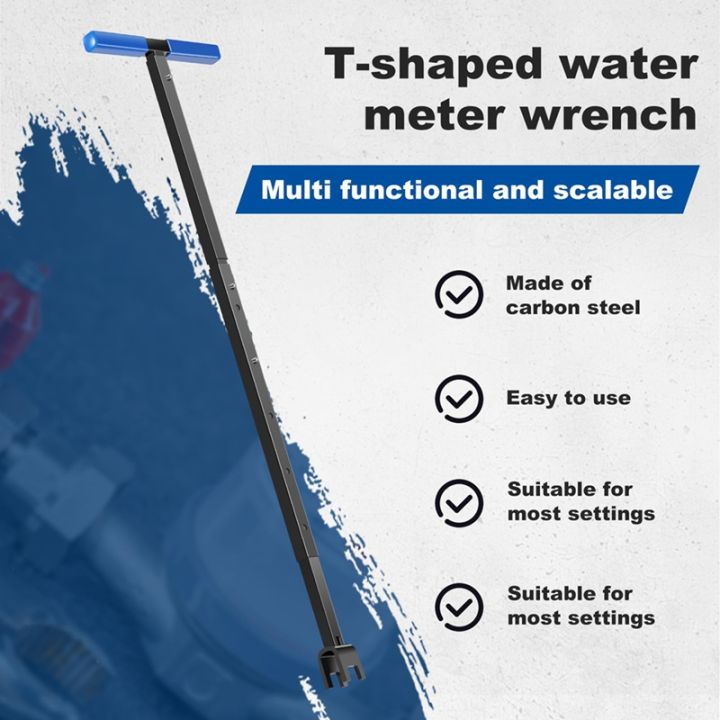 【RlGIYH】Water Meter Key, 17-37 Inch Adjustable Length Water ShutOff ...