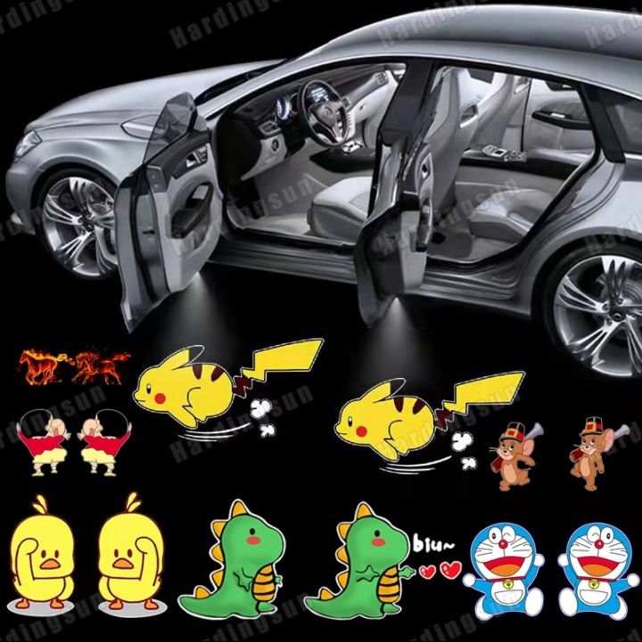 Hardingsun Car dynamic welcome light Door open light Floor light ...