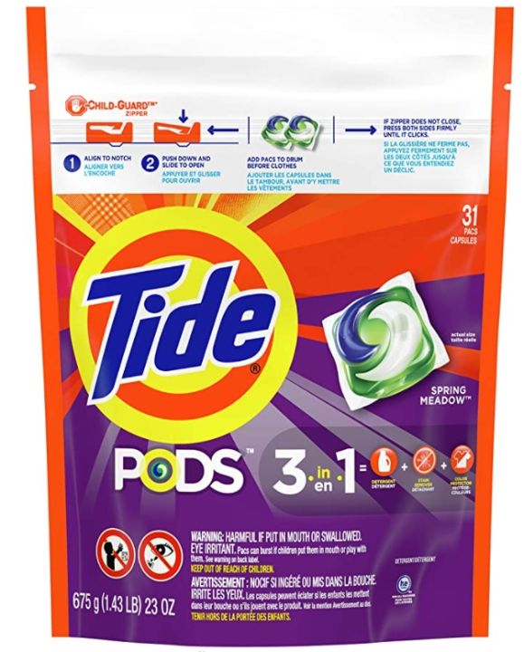 FK Tide Pods Spring Meadow 39 Count เจลบอลซักผ้าTide PODS (อันดับ 1 ใน ...