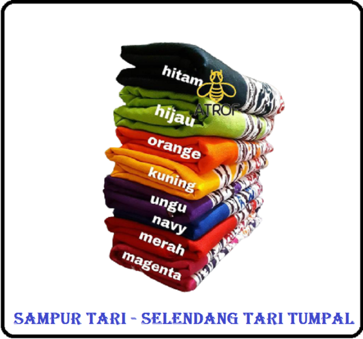 Sampur Tari batik - Selendang Tari Tumpal - Sampur tari batik Anak ...