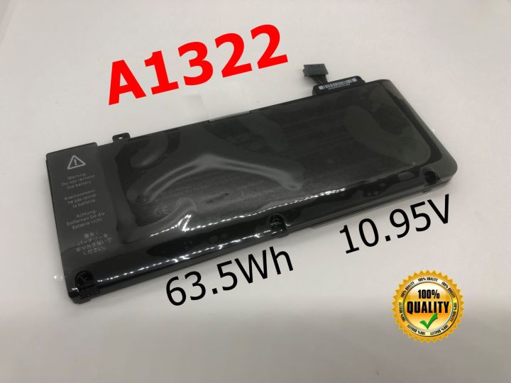Battery A1322 FOR Pro 13" (สำหรับ Pro 13" Mid 2009 - Mid 2012) Laptop ...