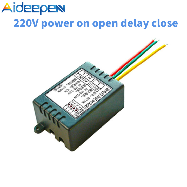 Aideepen Delay Timer Switch AC 110V~250V Mini Power On Delay Time Relay ...