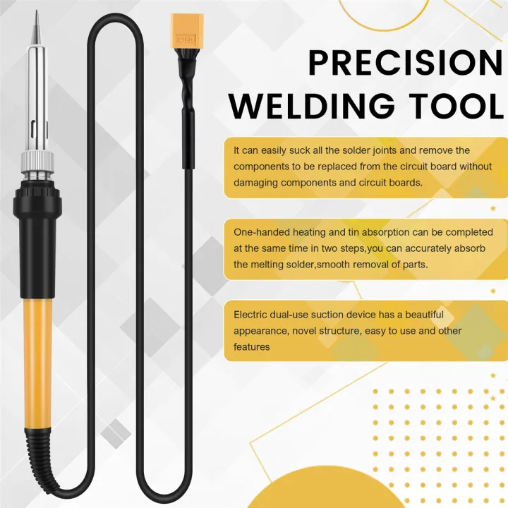 Portable Soldering Iron - Xt60 Connector - Use With 3S 12V Lipo Battery ...
