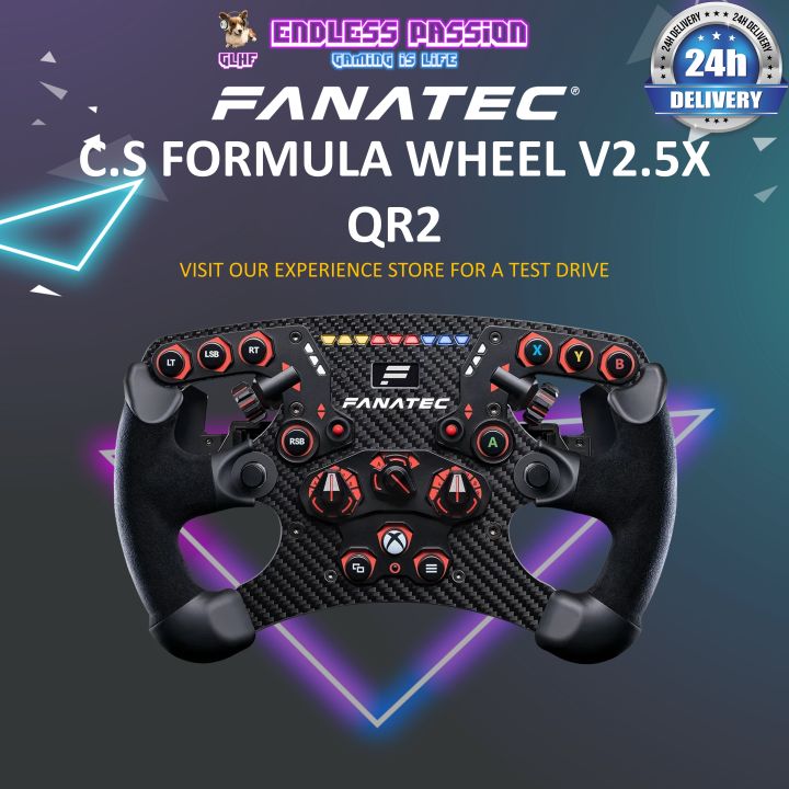 Fanatec Clubsport Steering Wheel Formula V2.5X - PC, XBOX, PS | Lazada ...