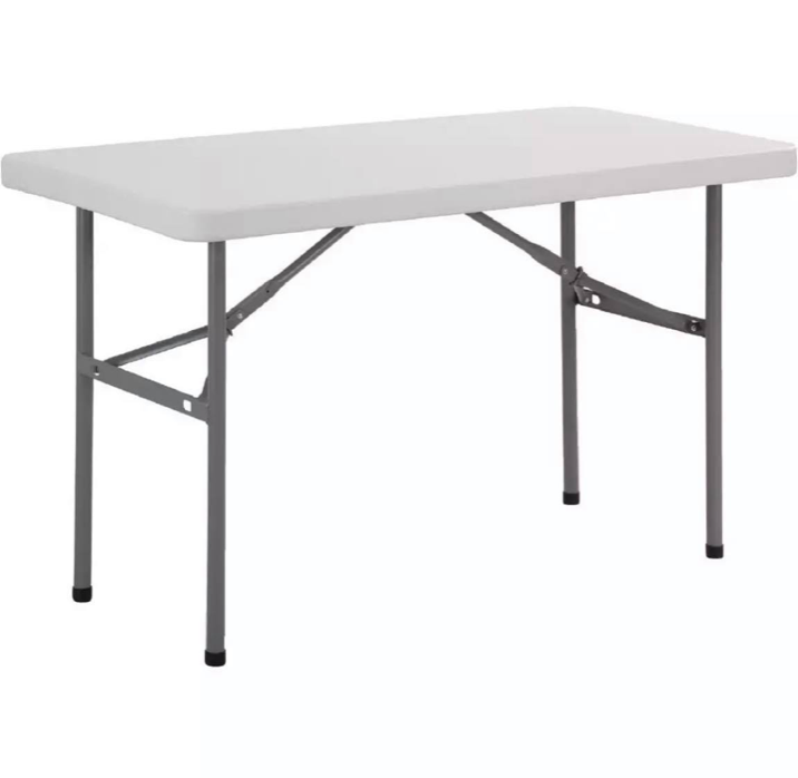 Lifetime Folding Table 4ft- 42 inch Solid Top Table | Lazada PH