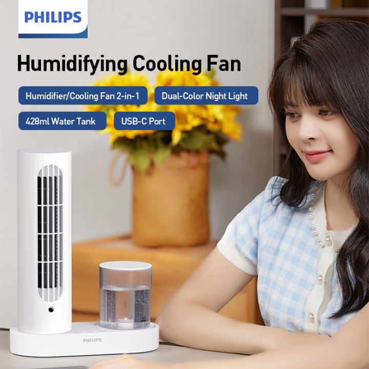 Philips Desktop Humidifying Cooling Fan ACR3124TX | Lazada