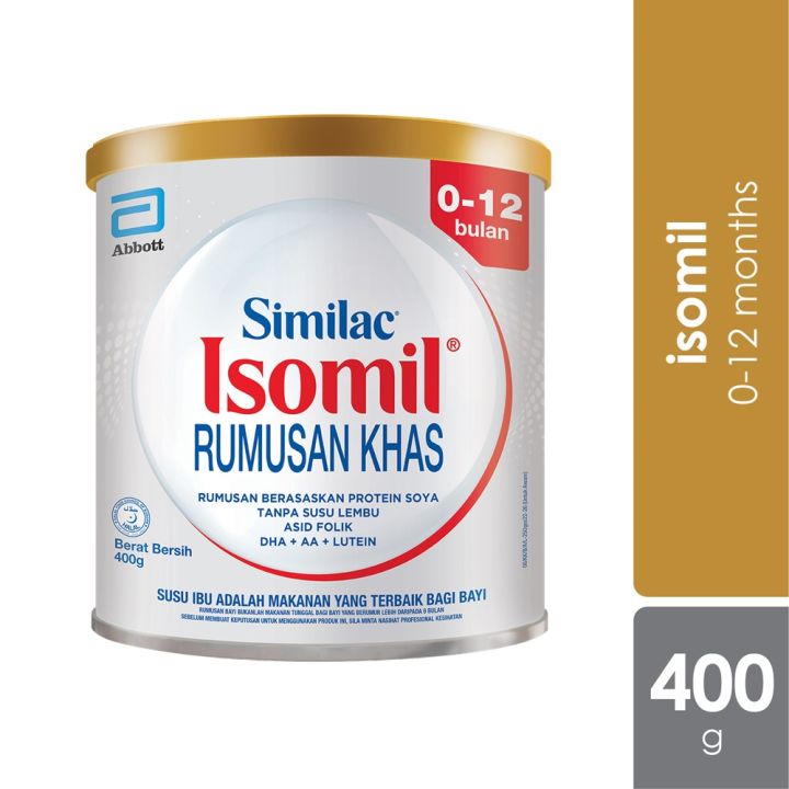 Abbott Isomil Rumusan Khas 0-12 Month 400g | MILK FORMULA | Lazada