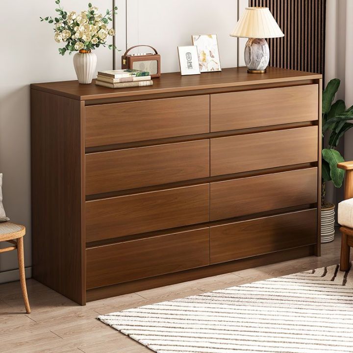 Chest of Drawers Storage Cabinet Walnut Color Home Indoor Wall Bedroom ...
