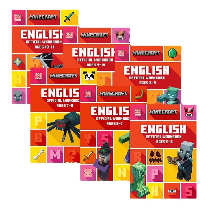 Milumilu Minecraft English Ages Official Workbook Original English ...