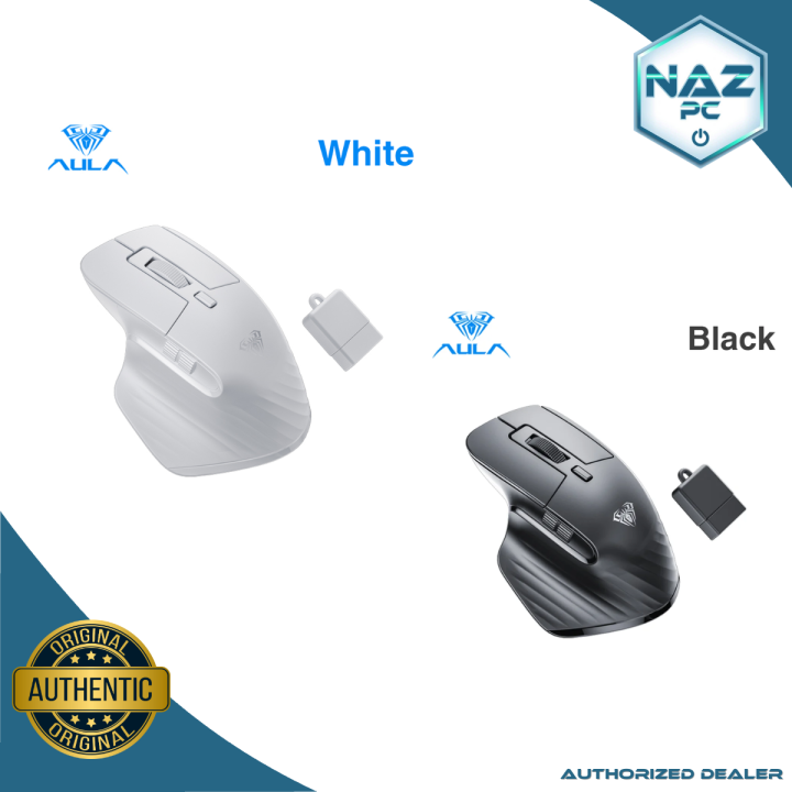 AULA SC150 WIRELESS MOUSE WHITE/BLACK | Lazada PH