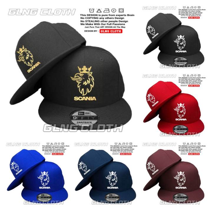 Topi Scania Snapback / Topi Scania Gold Edition MS | Lazada Indonesia