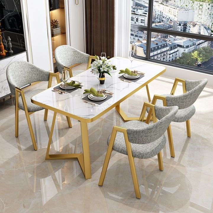 Yali Home Dining Set Nordic Table and Chair 4seater luxury Furniture Home,Office,Restaurant ...