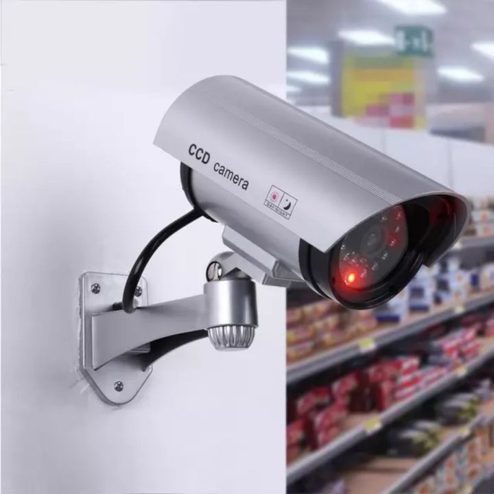 Simulation Dummy Camera Fake Outdoor Home Security Monitor CCTV ...