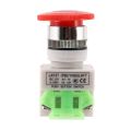 Promotion Red Mushroom Cap 1NO 1NC DPST Emergency Stop Push Button ...