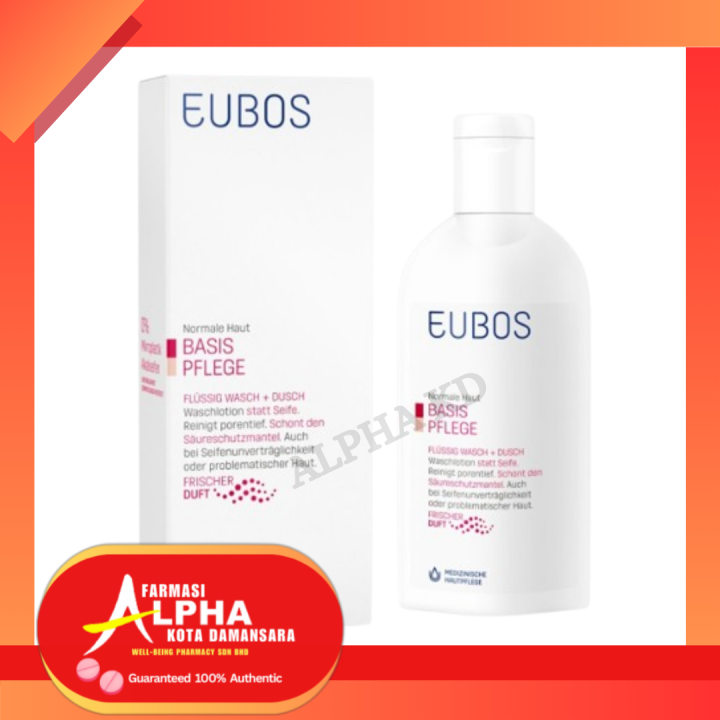 Eubos Liquid Washing Emulsion Fragrance 200ML | 400ML + 400ML | Lazada