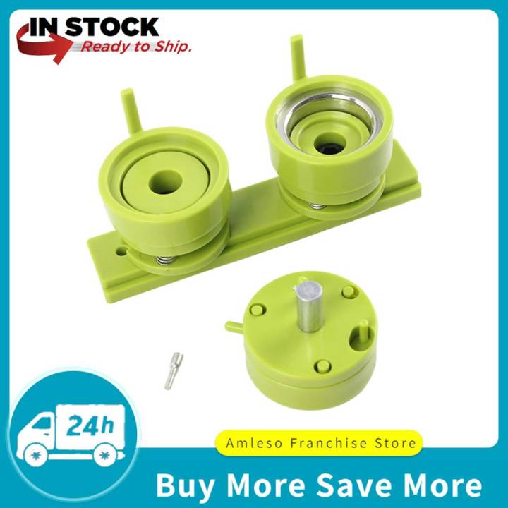 amleso Mold Kit Accessories Machine Round Pin Press Button Badge Maker ...