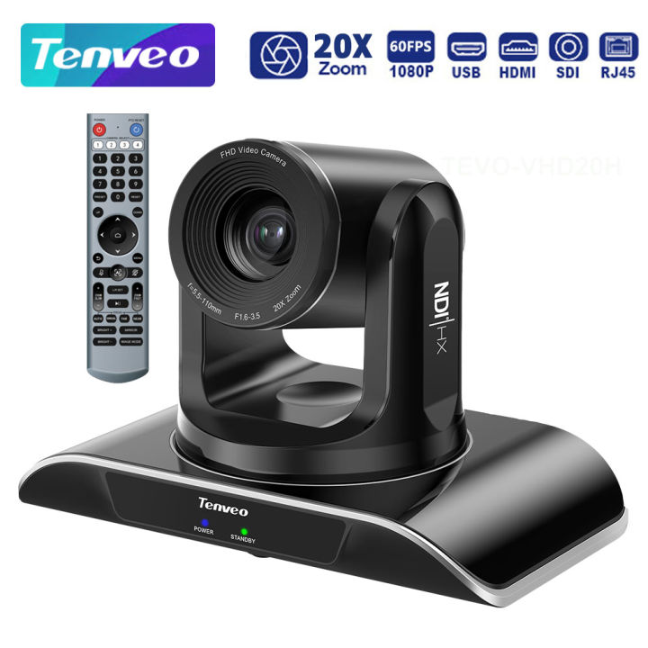 NDI PTZ Camera with 3G-SDI,HDMI and USB Streaming Outputs 20x Optical ...