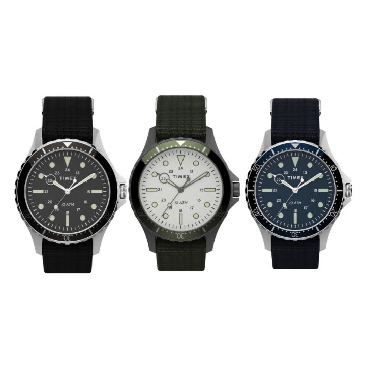 Timex TW2T75400 ,TW2T75500 ,TW2T75600ATLANTIS NAVI หน้าปัด 41 มม. ...