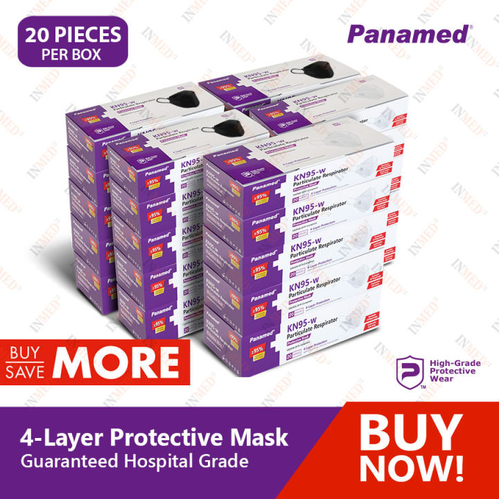 Panamed KN95-w Bulk Order 6-30 boxes FDA Registered | Lazada PH