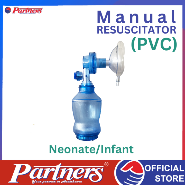 PARTNERS MANUAL RESUSCITATOR NEONATE PVC | Lazada PH