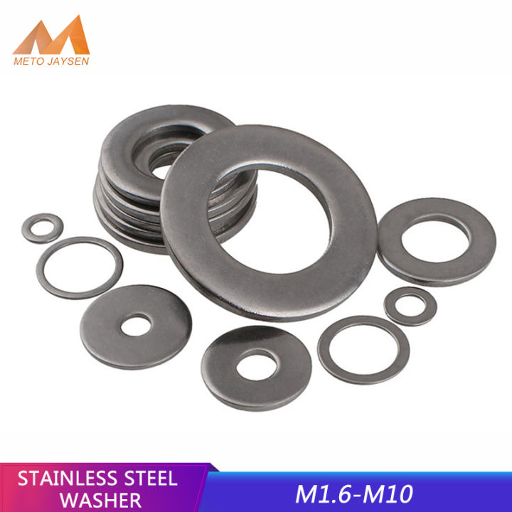 Stainless steel Flat Gasket Washer Fasteners Ultrathin Ring Thickness 0 ...