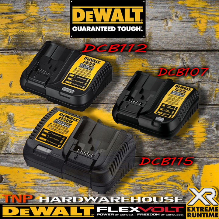 DEWALT แท่นชาร์จแบตเตอรี่ 18V. รุ่น DCB107.DCB112,DCB115 (4A) รับประกัน ...