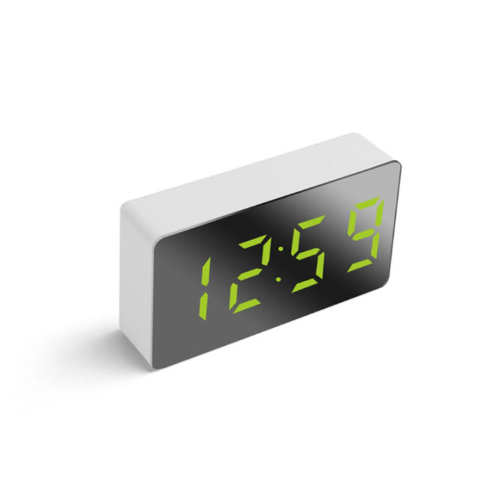 ZM Home Life LED MINI Mirrow Clocks Digital Alarm Night Mode Table ...
