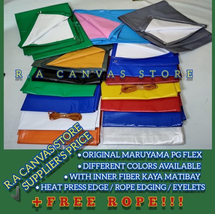 8ft x 10ft MARUYAMA PG FLEX S400 PVC WaterProof & HeatProof Tarpaulin ...