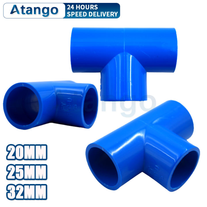 Pvc Blue Fittings Tee Pipe Fittings 1/2" 3/4'' 1'' | Lazada PH