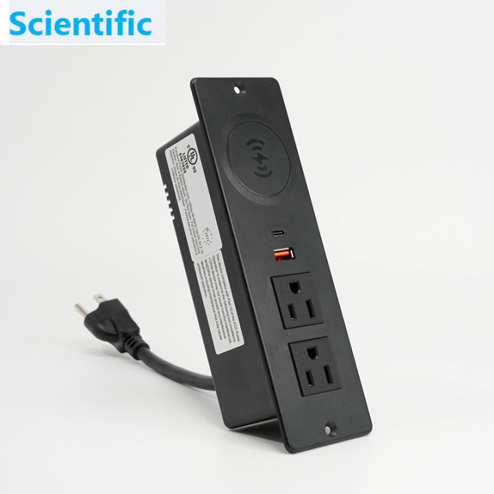Wireless charging TYPE-C office furniture desktop socketRecessed Power ...