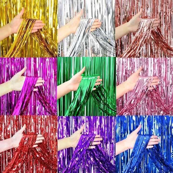 Foil Curtain Backdrop Decoration 1 x 2 Meters | Foil Curtain for ...