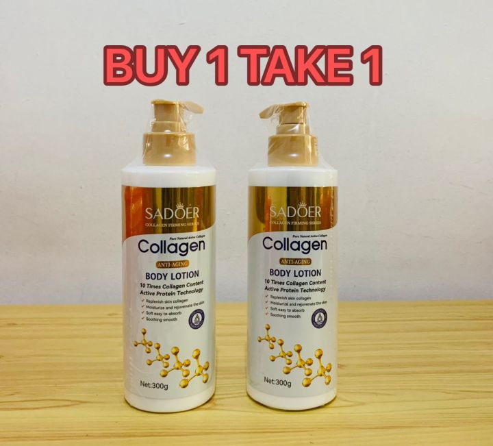 （set of 2）SADOER Collagen Firming Whitening Body Lotion 300g | Lazada PH