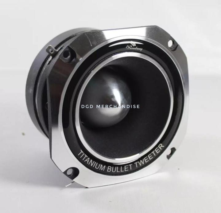 800w High Power 4 inch Broadway Titanium Bullet Tweeter BDTW-107S with ...