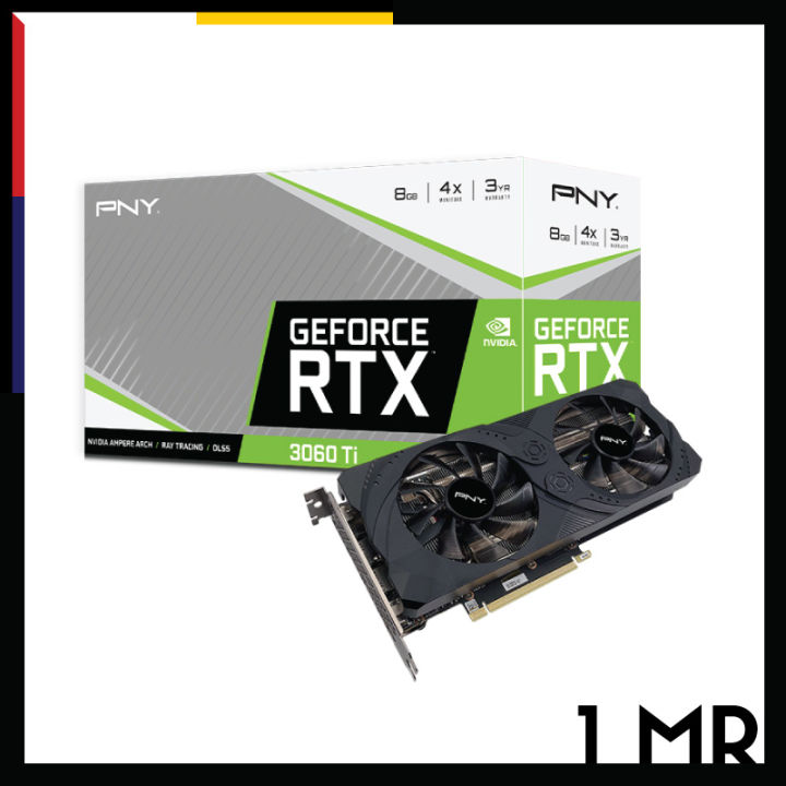 PNY GeForce RTX 3060Ti 8GB UPRISING Dual Fan GPU Graphic Card | Lazada