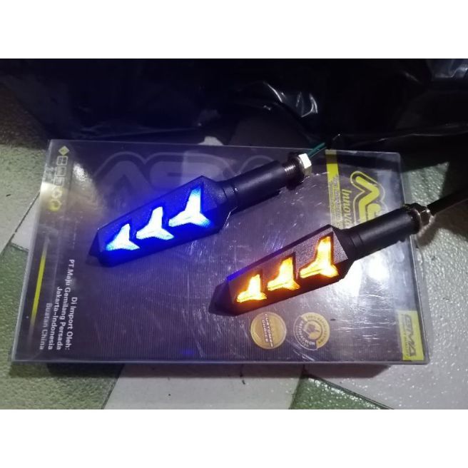 lampu sen motor model running panah universal motor | Lazada Indonesia