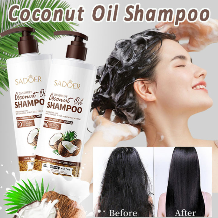 AZLA Oil Control Shampoo Anti-Dandruff Shampoo Repair Smooth Coconut Oil Moisturizing Hair Care ...