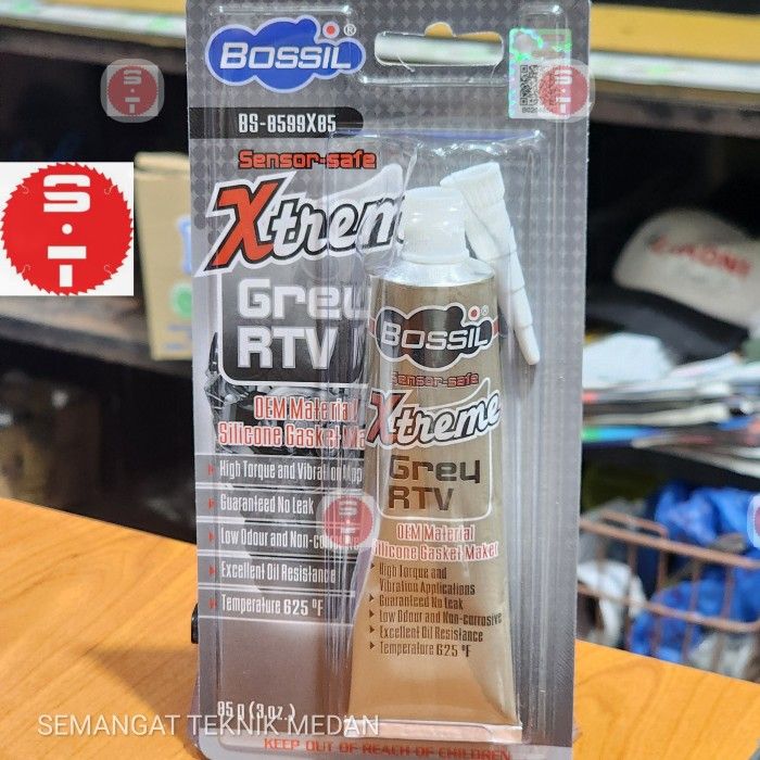 LEM SILIKON SILICONE GASKET PAKING PACKING MESIN BOSSIL XTREME 85 GRAM ...