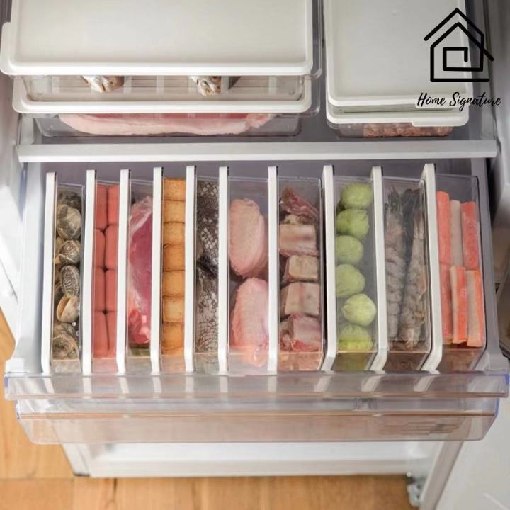 Home Signature Refrigerator Freezer Storage Box Home Kitchen Meat ...
