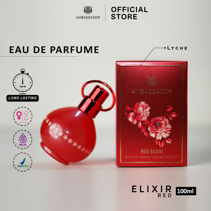 Ambassador Eau De Parfum Red Elixir - 100ml | Lazada Indonesia