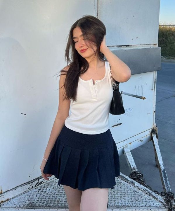 Cider Kpop Solid Rib Button Up Tank Top | Lazada PH