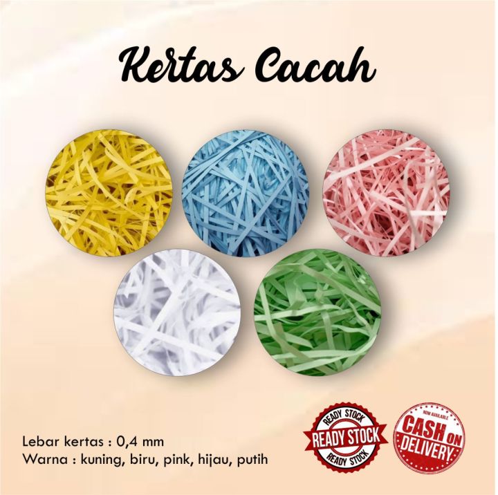 Kertas Cacah / Paper Shredded Paper / Kertas serut / kertas packing ...