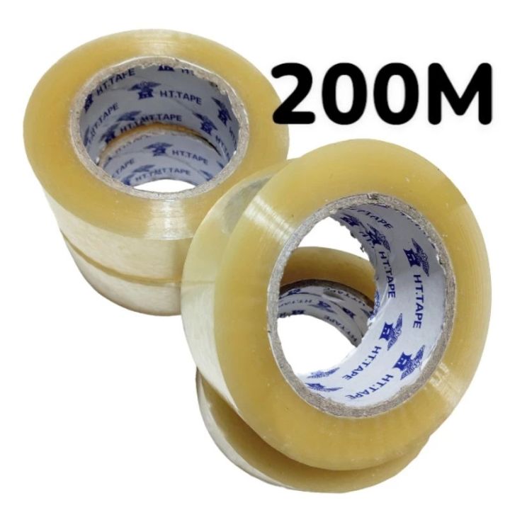 COD 200Meter's Packaging Tape Clear / Packing Tape / Warning tape 100M ...