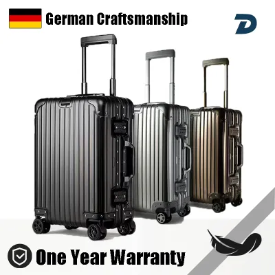 【SG Ready Stock】Aluminum Frame Luggage With TSA Luggage Lock 360°8 ...