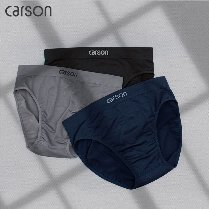 กางเกงในชาย Carson Collection เนื้อผ้า Microfiber+Lycra แพ็ค 1 ตัว (BBL14228) | Lazada.co.th