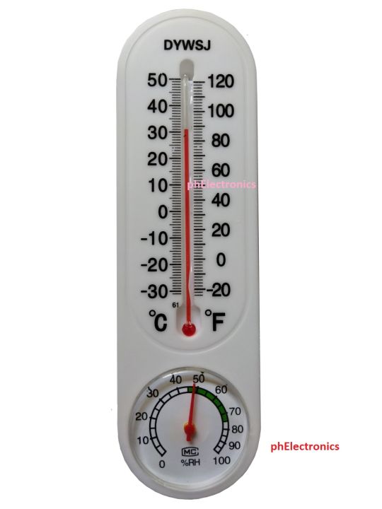 Wall Hang Thermometer Indoor Outdoor Garden House Garage Office Room ...