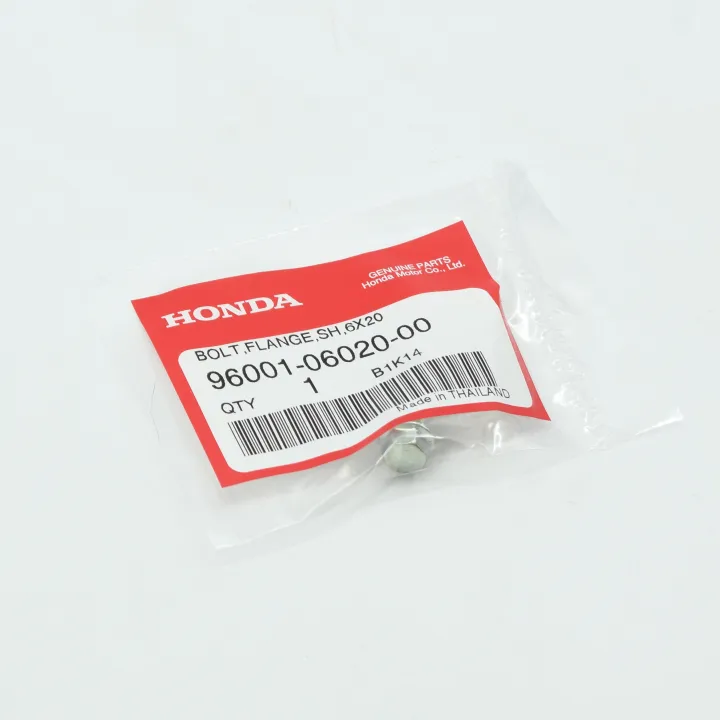 96001-06020-00 น็อตฝาครอบวาล์ว เวฟ125 ขนาด6x20mm แท้ศูนย์ฮอนด้า (ราคา/1 ...
