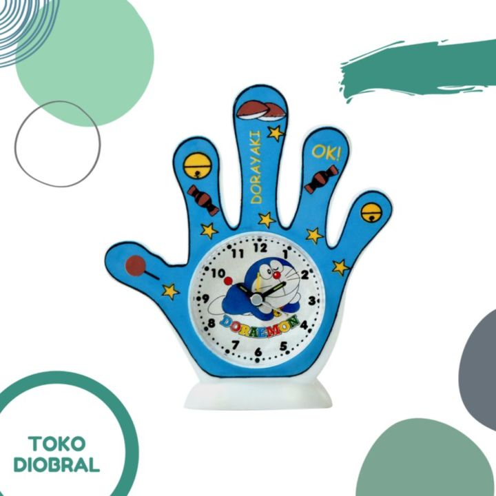 Jam Weker Anak Tangan Bentuk Unik dan Lucu Alarm Beep Gambar Doraemon ...